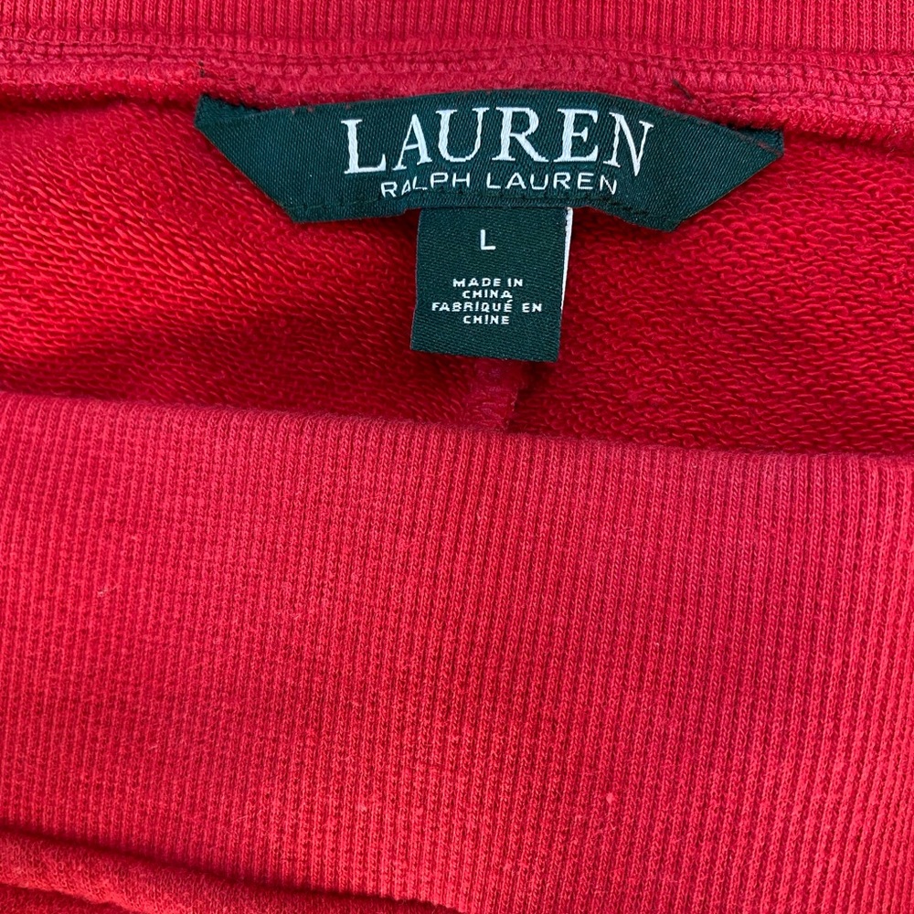 Lauren Ralph Loren Red Sweat Pants - Gem